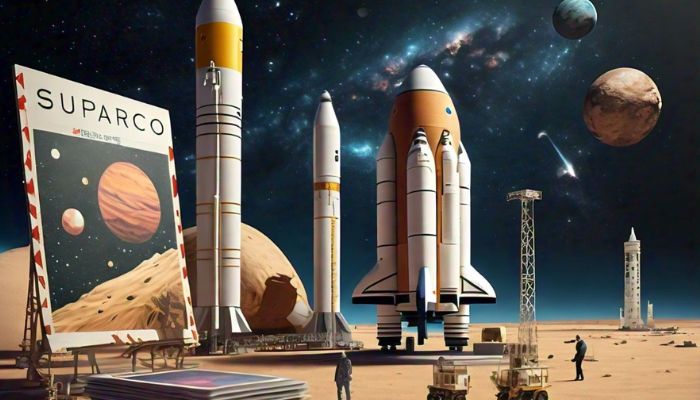 Suparco launches 4,000 postcards into space