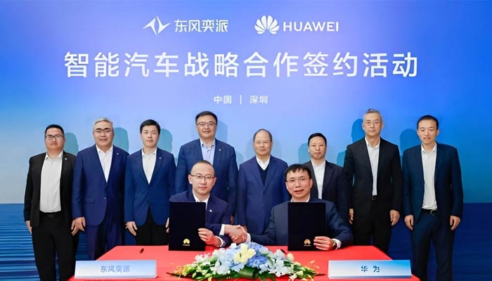 Dongfeng partners with Huawei to develop new EVs