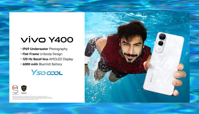 Vivo Y400 launched in Pakistan with 6000mAh battery, IP69 rating and ...